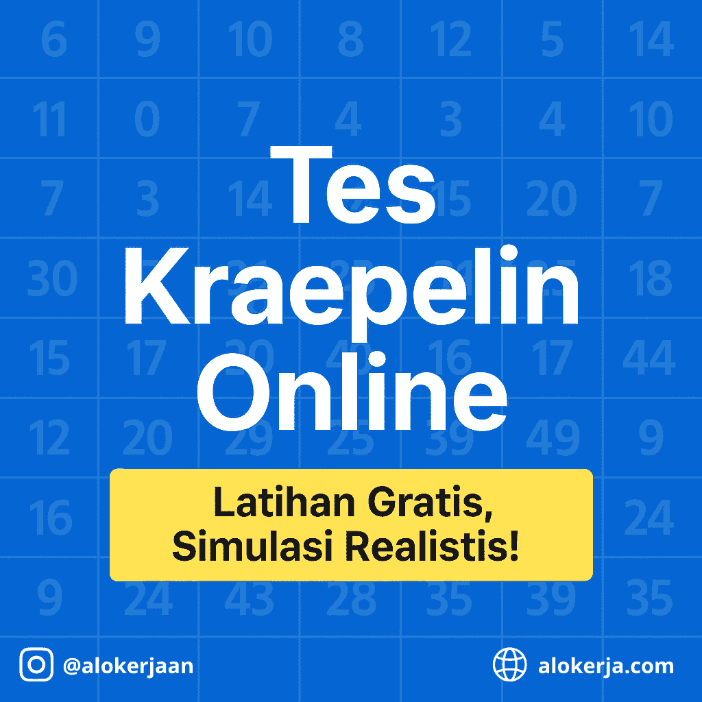 Kraepelin Test Online Gratis – Simulasi Tes Pauli & Koran | Alokerja