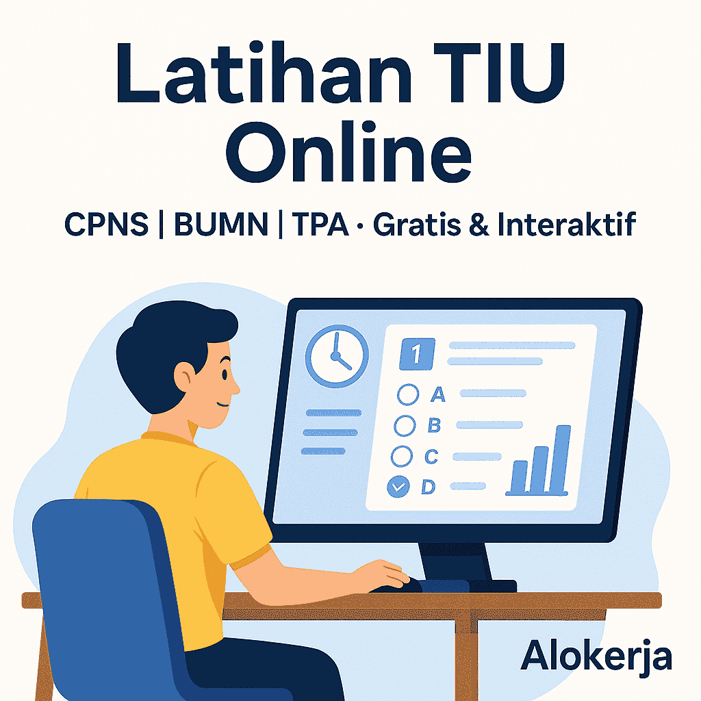 Latihan TIU Online Gratis – Tes CPNS & BUMN | Alokerja